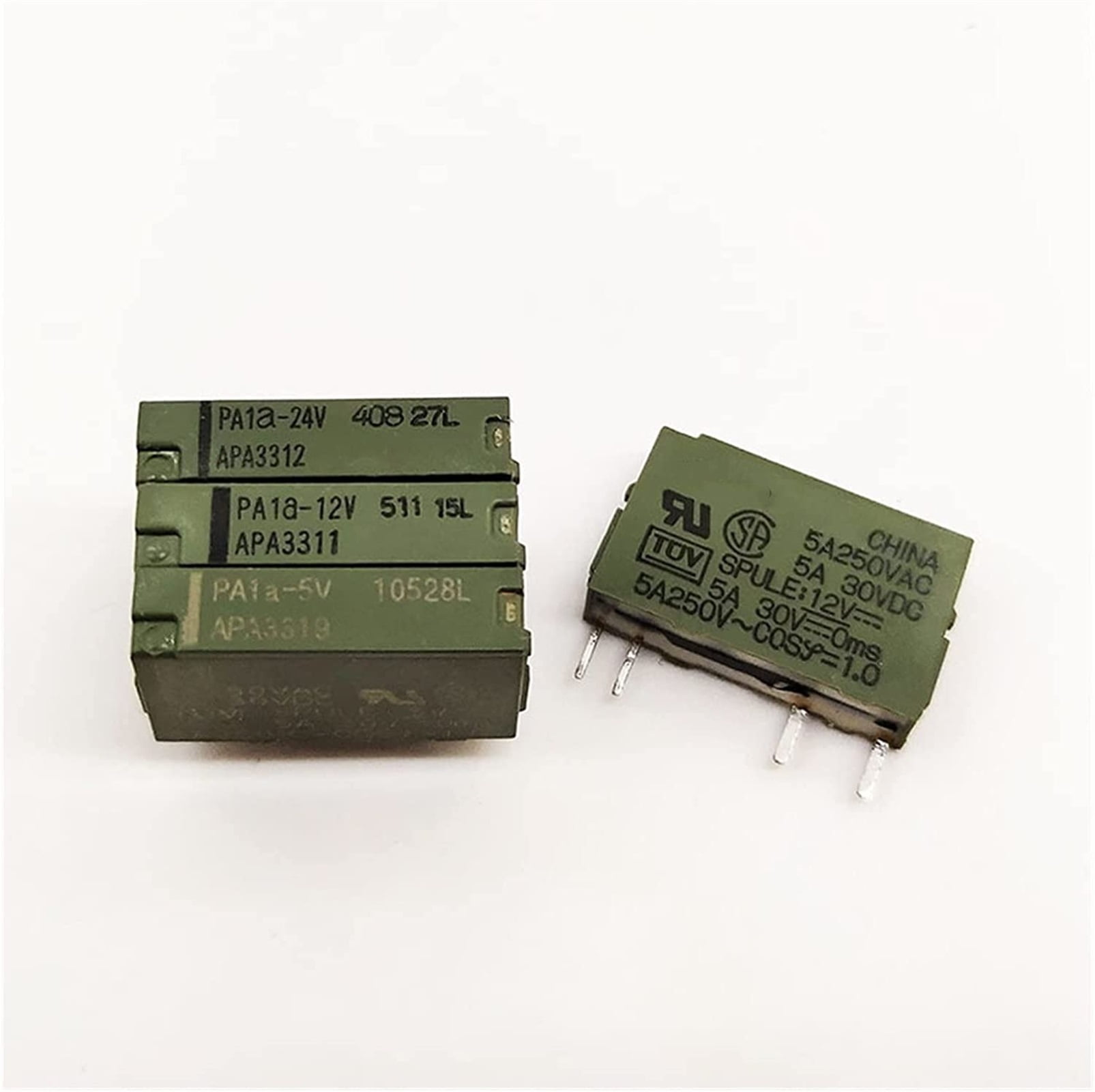 Relay 10pcs/lot Relay PA1A-5V APA3319 PA1a-12V APA3311 PA1a-24V PA1aS-24V APA3352 PA1A 24V 12VDC ...