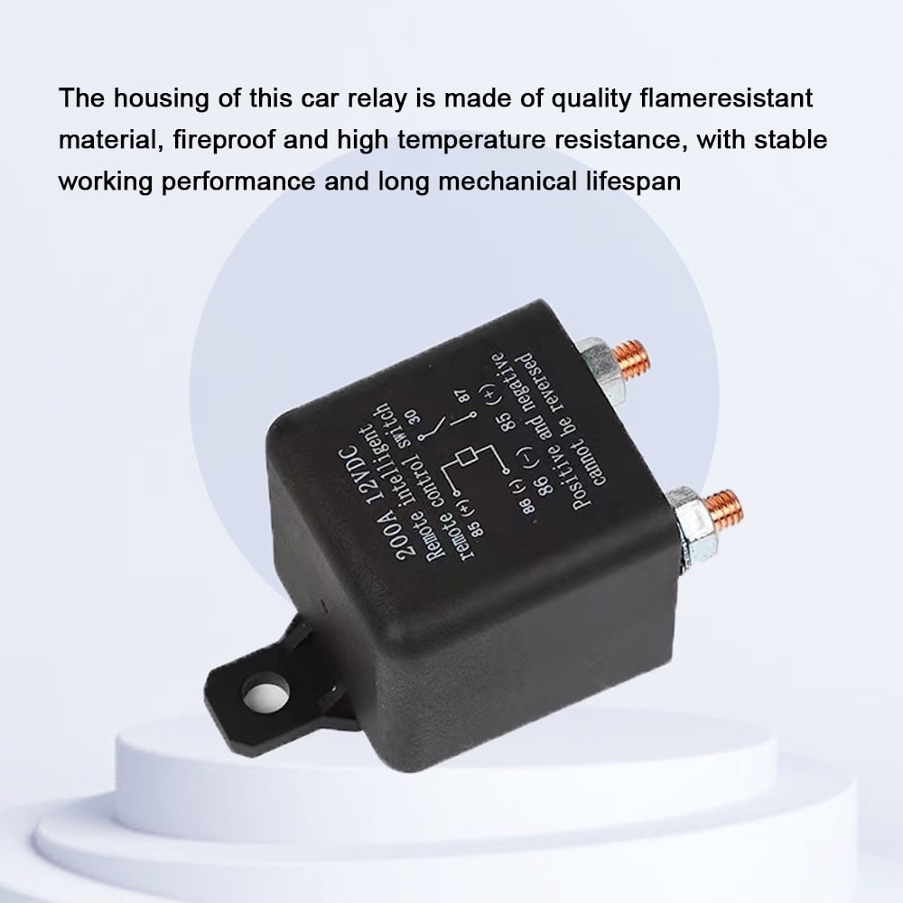 Relay,12 V Car Coil Battery Isolator Remote Dual Remote Switch Copper ...
