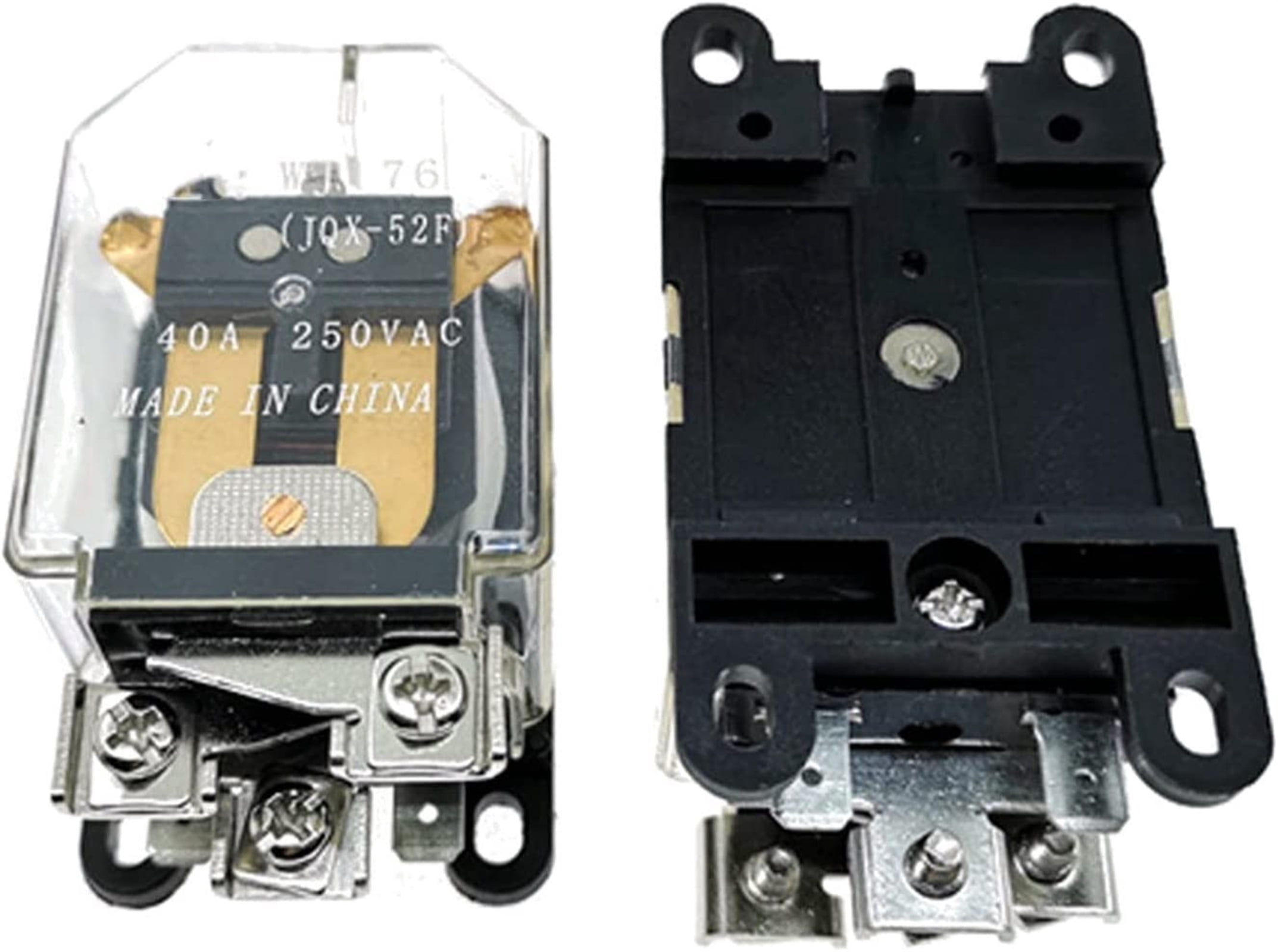Relay 1PCS High Power Relay WJ176 JQX-52F 40A 250VAC - Walmart.com
