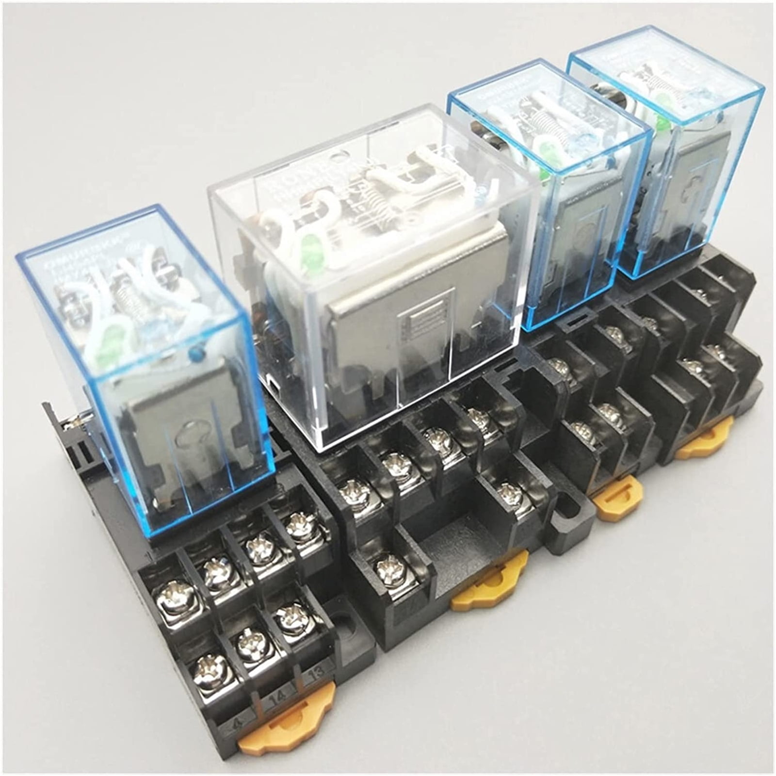 Relay 1pcs LY3NJ JQX-13F HH63P AC220v DC24v 12v 10A Silver Contact ...