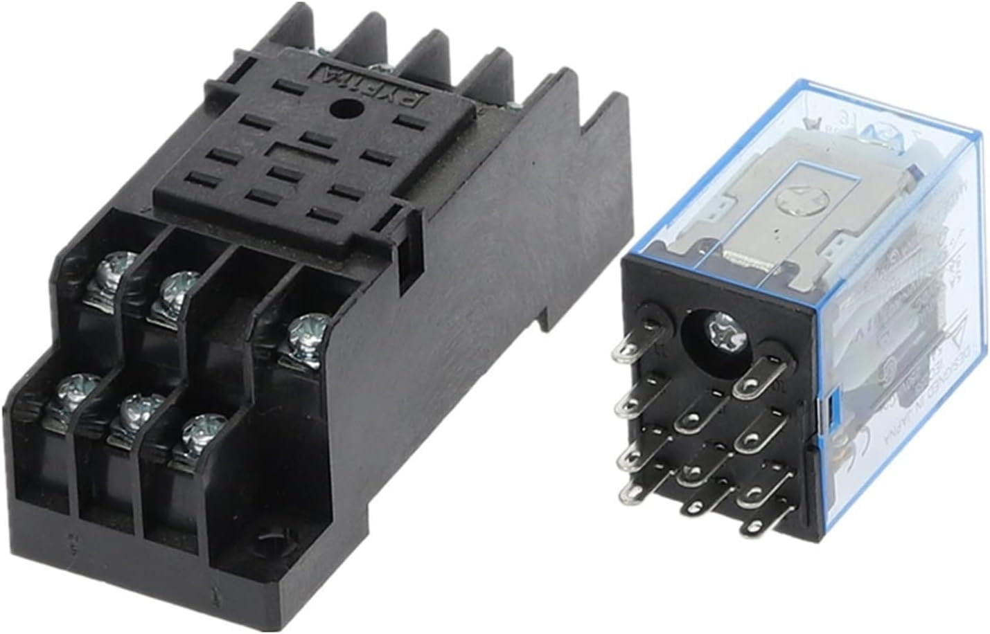 Relay 1set MY3 HH53P MY3NJ Micro Mini Coil Power Relay 11pin 3NO 3NC ...