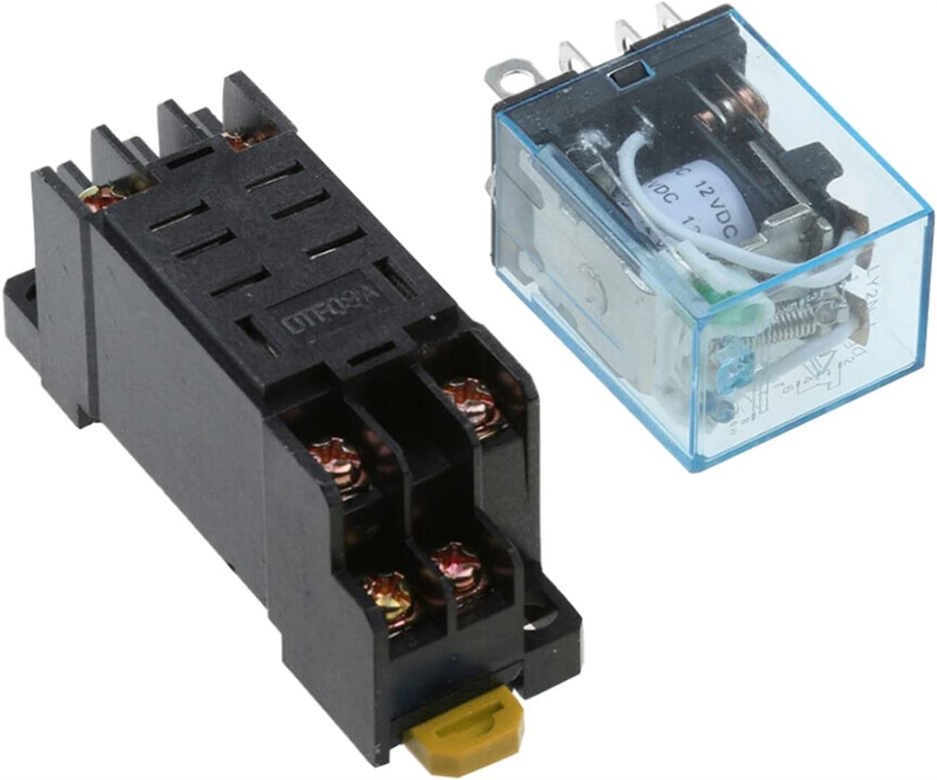 Relay AC/DC12V 24V 36V 48V 110V 220V 10A 8PIN Coil Power Relay LY2NJ HH62P HHC68A-2Z with Base ...
