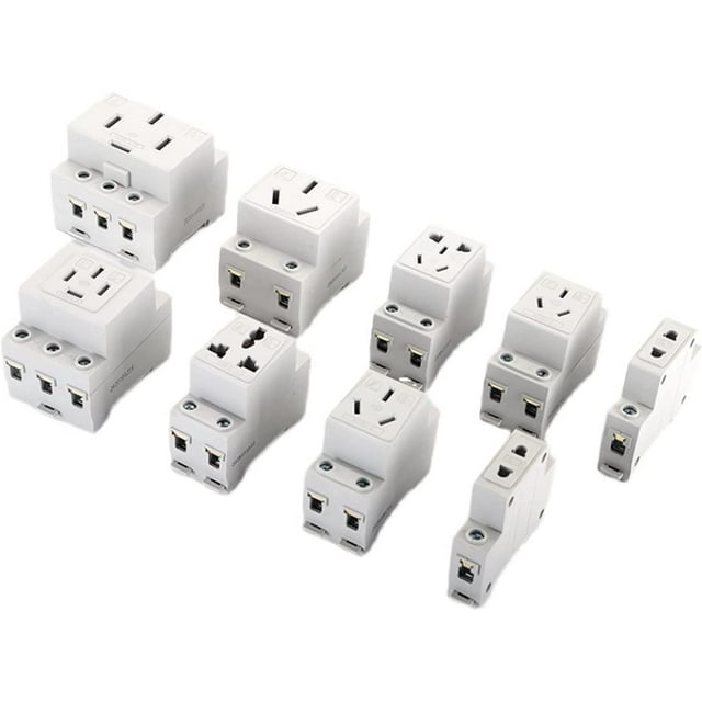 Relay AC30 Contactor, Circuit Breaker Modular Socket Five Hole 16A Rail ...