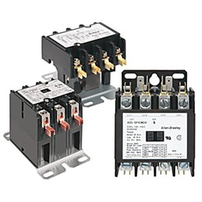 Relay & Control DPC-25224 Definite Purpose Contactor, 25 amp - 2 Pole ...