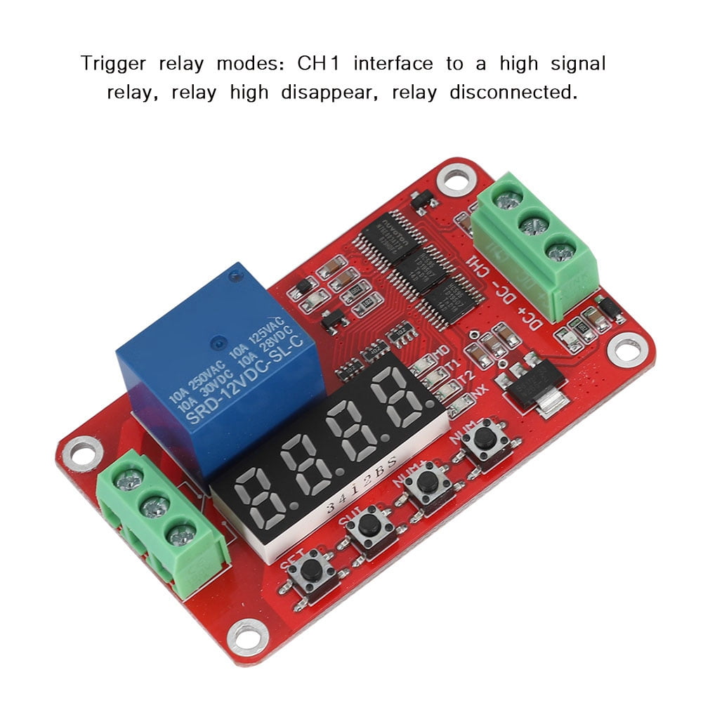 Relay Cycle Timer Module, Infinite Automation Timing Stable Relay Module For Power Control ...