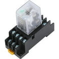 Relay HH54P MY4NJ Plug-in Relay PYF14A DC/AC 12v 24v 36v 48v 110v 220v DC/AC 5A Silver Contact ...