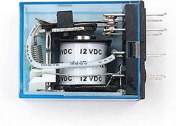 Relay MY2P HH52P MY2NJ Relay Coil General DPDT Micro Mini Electromagnetic Relay Switch with LED ...