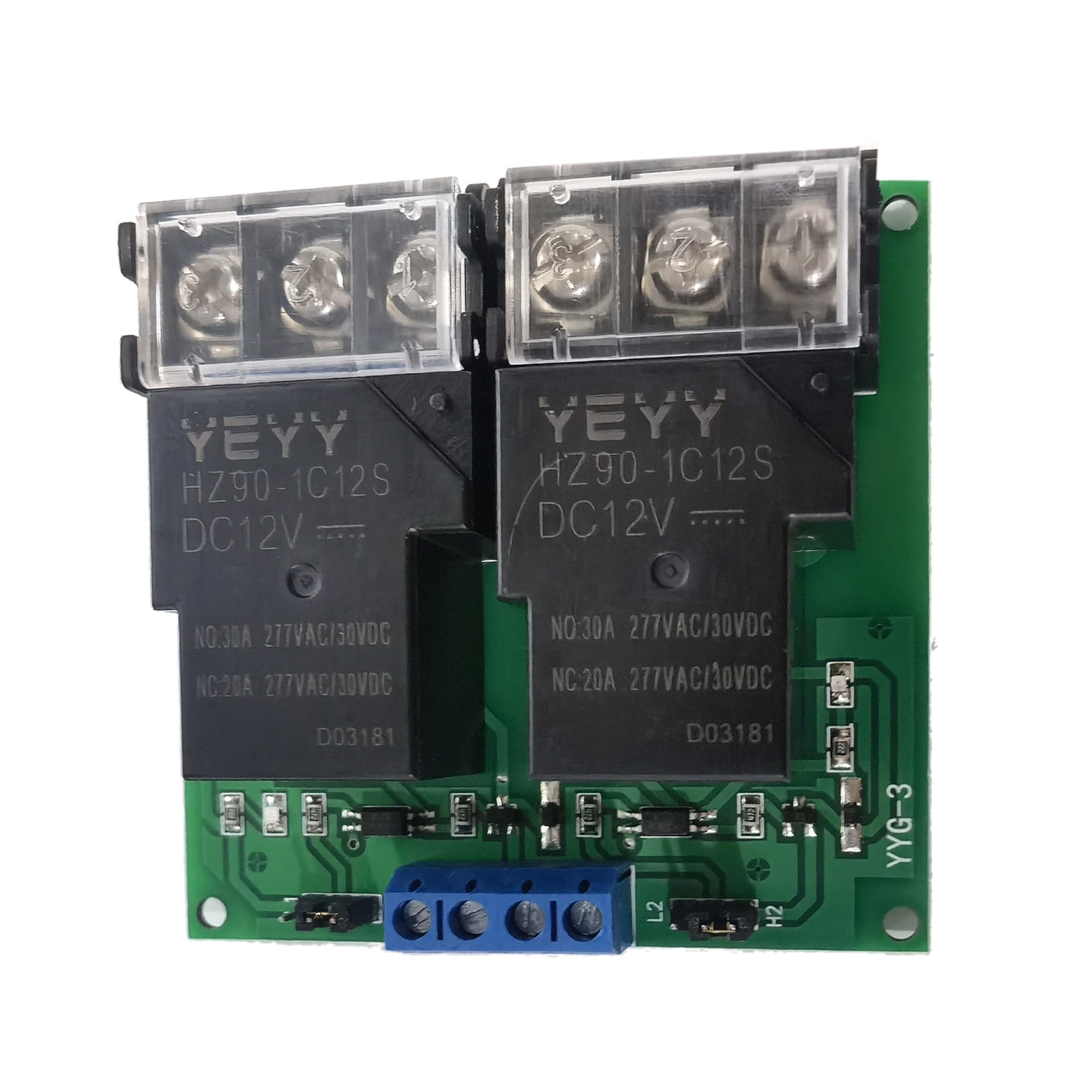 Relay Module, 12v 30a 2-channel Relay 2-channel Relay Optocoupler ...