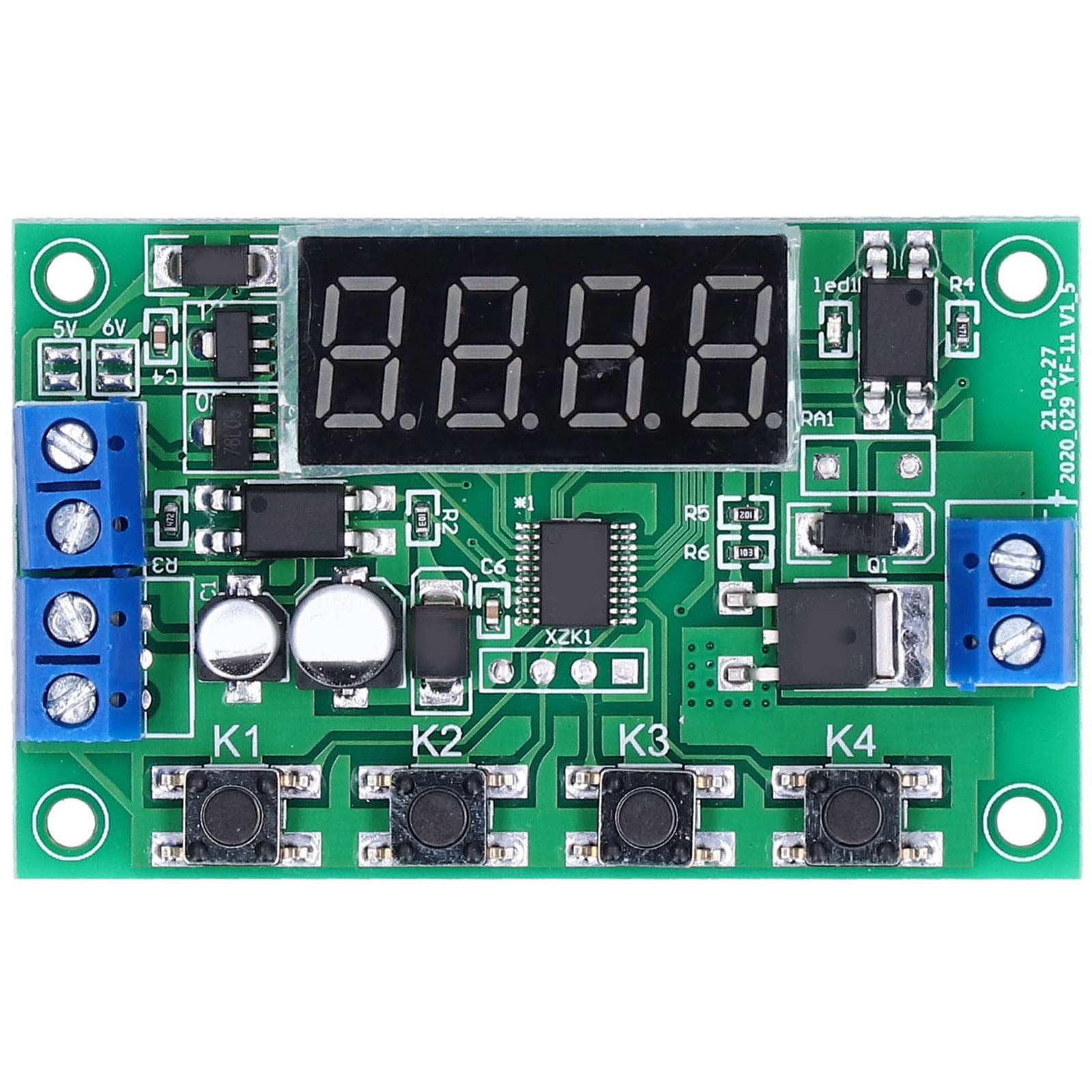 Relay Module 32 Functions Safe Reliable Digital Delay Timer Control ...
