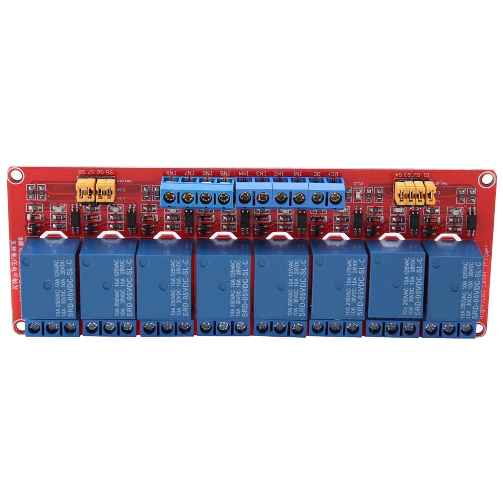 Relay Module, 8 Channel Relay Module Optocoupler Relay Module ...