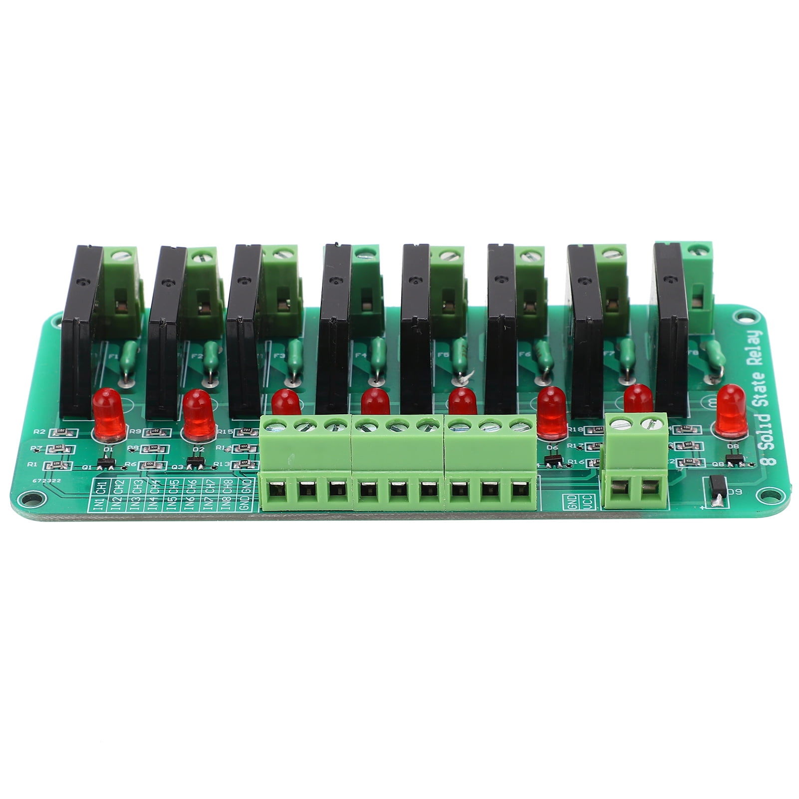 Relay Module 8‑Channel Solid State Electronic Component with Resistance ...