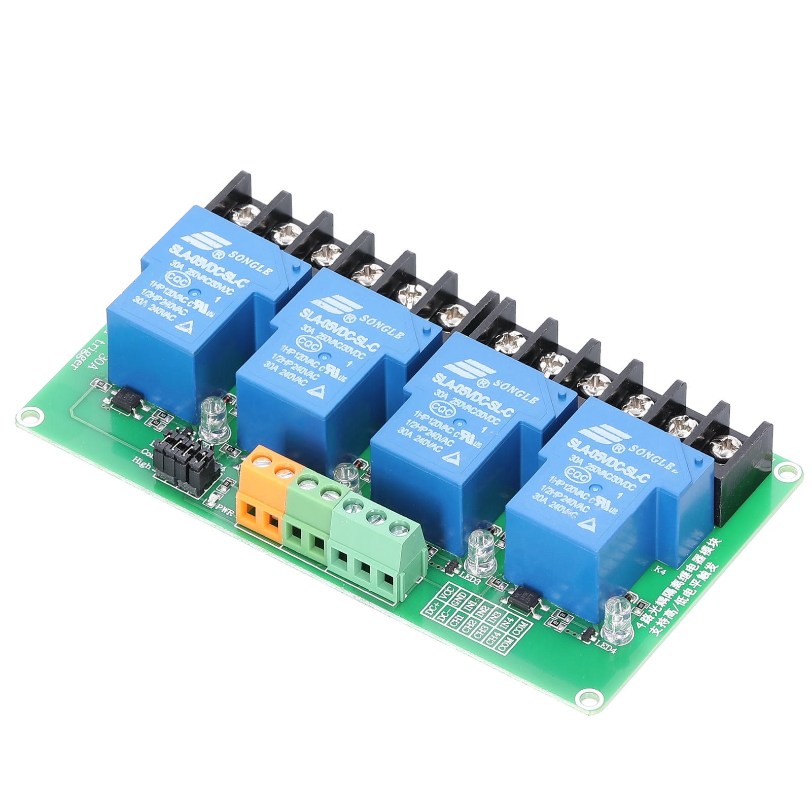 Relay Module,Relay 30a Load Isolation And Low 12volt 24volt Optional ...
