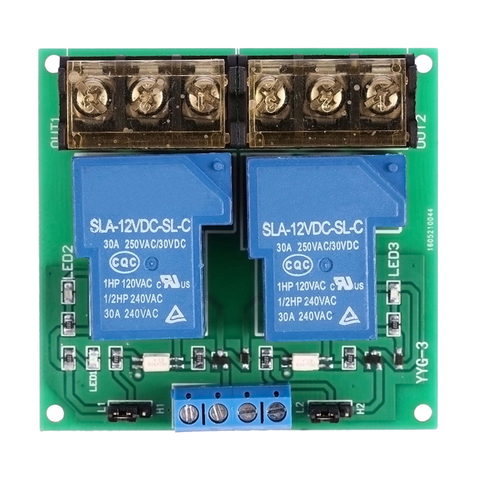 Relay Module,Relay Optocoupler Isolation 12v 30a 2-channel 12v 30a ...
