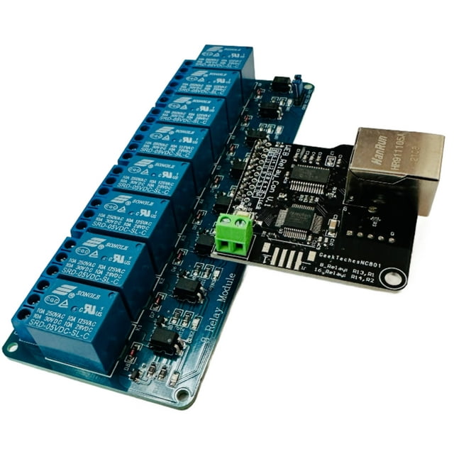 Relay Network Ethernet Relay, Controller Module, Control Board Web ...