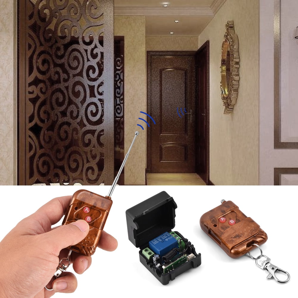 Relay Remote Switch,DC 12V 10A Single Channel Relay RF Switch Receiver ...