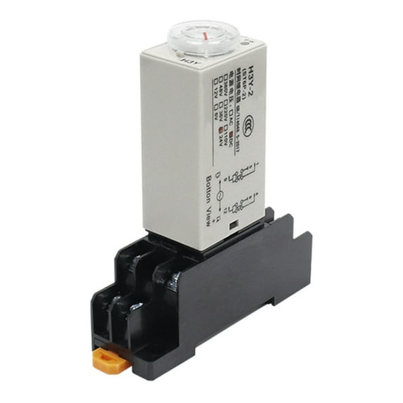 Relays Power-on Delay Rotary Knob 0-60 Seconds Timers Timing Time ...