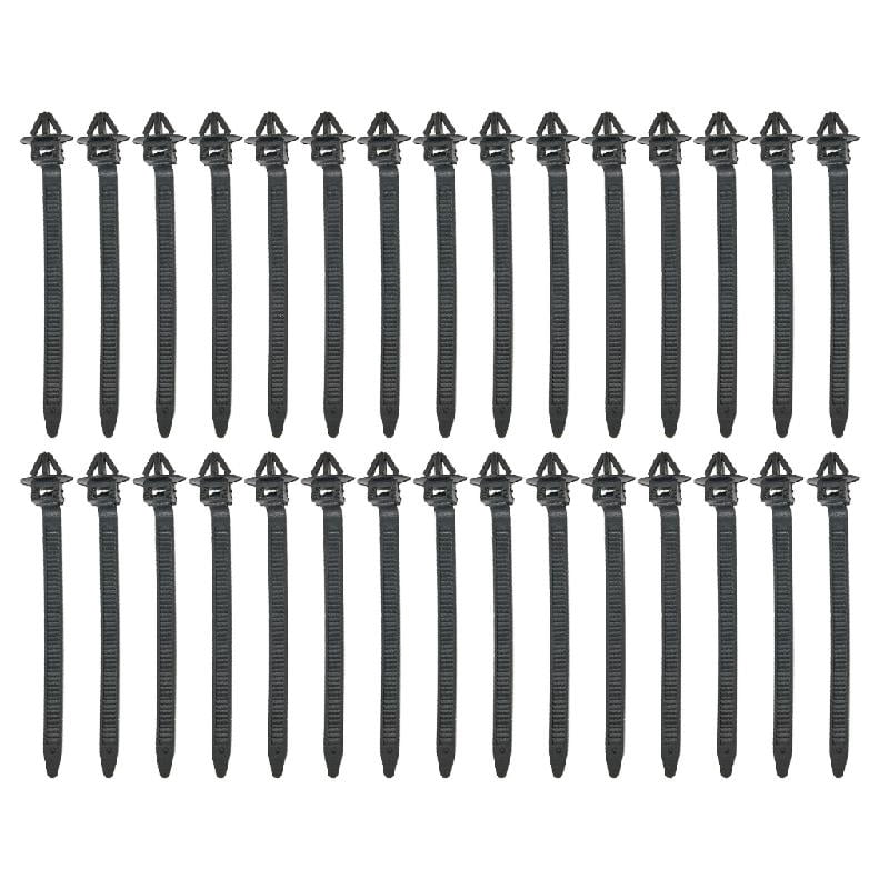Releasable Black Nylon Zip Ties for Vehicle Wire Securing Quick Release ...