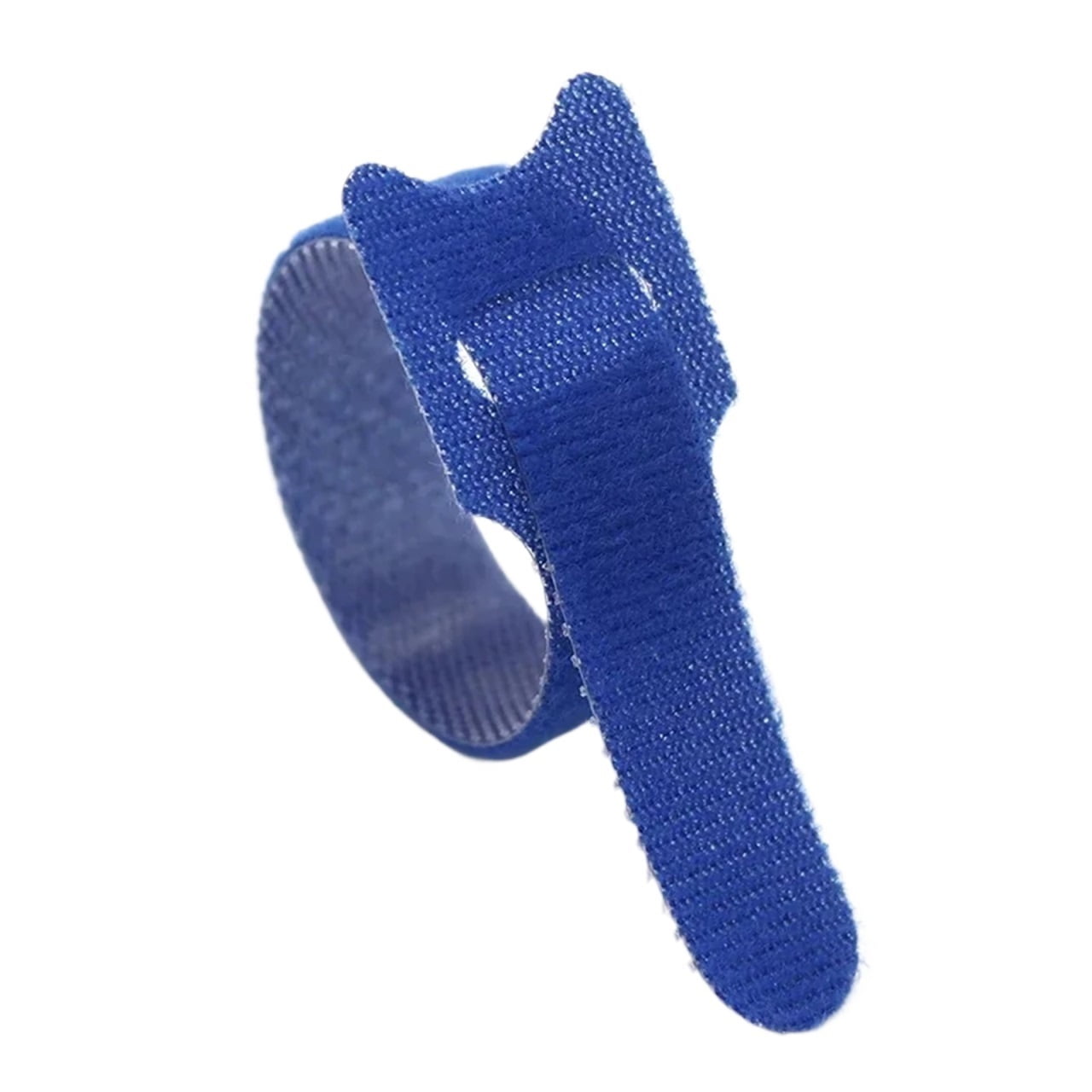 Releasable Cable Ties Wire Organizer Black Nylon Hook Loop Straps Wrap ...