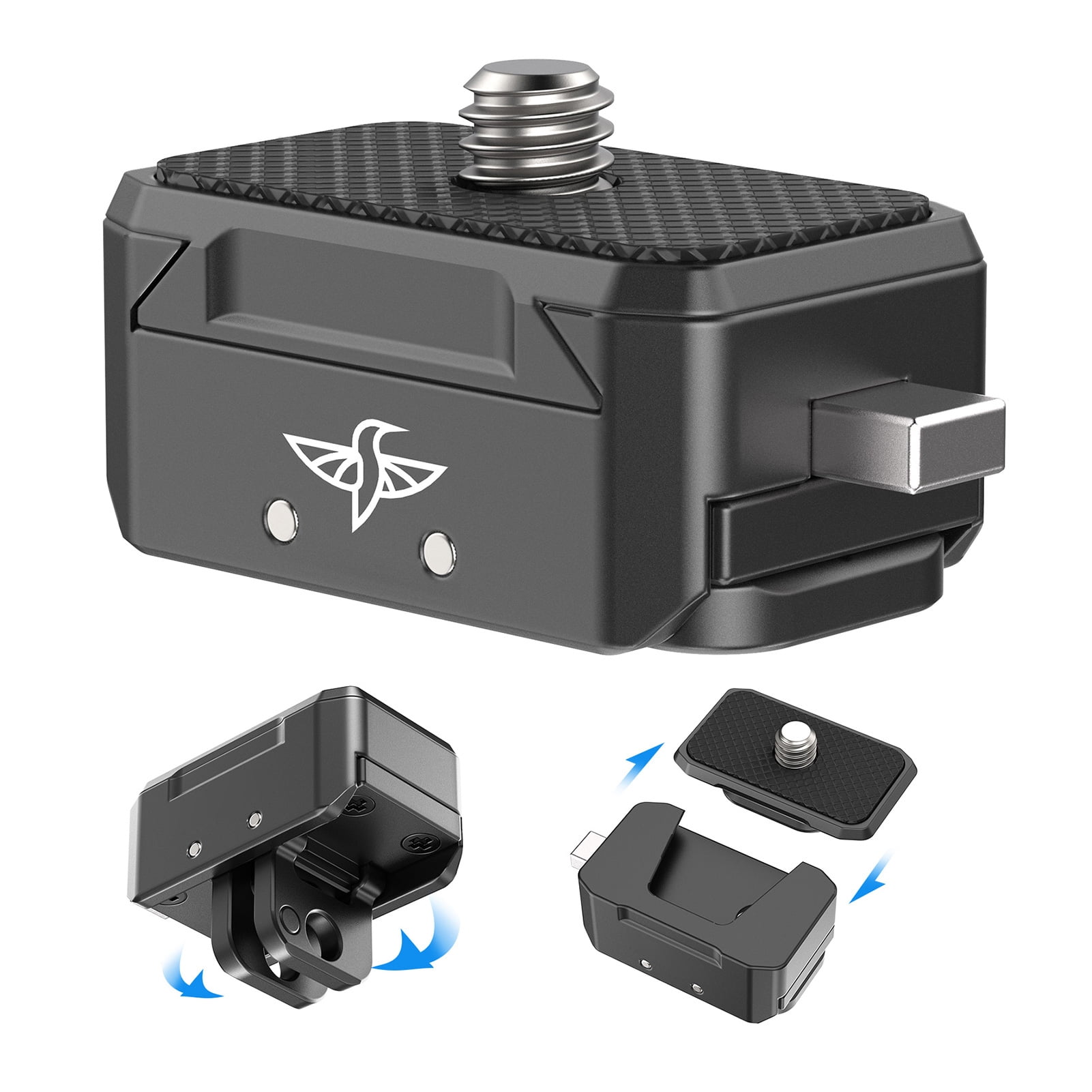 Release Aluminum Quick Release Mount Adapter Base With Mount Plate ...