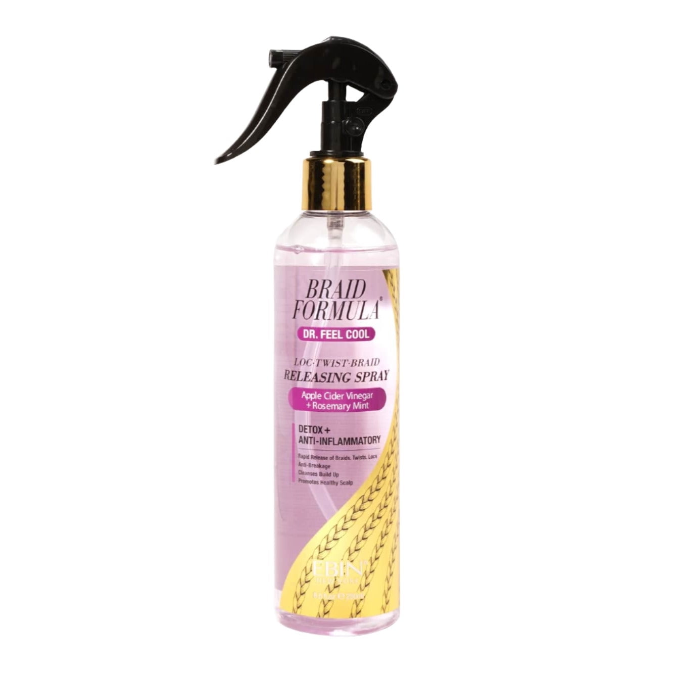 Ebin New York Braid Formula, Loc. Twist. Braid. Releasing Spray, Apple ...