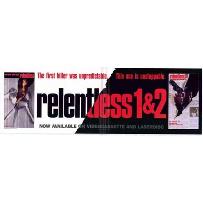 Relentless 1 & 2 Movie Poster 27 x 40 in. - Walmart.com