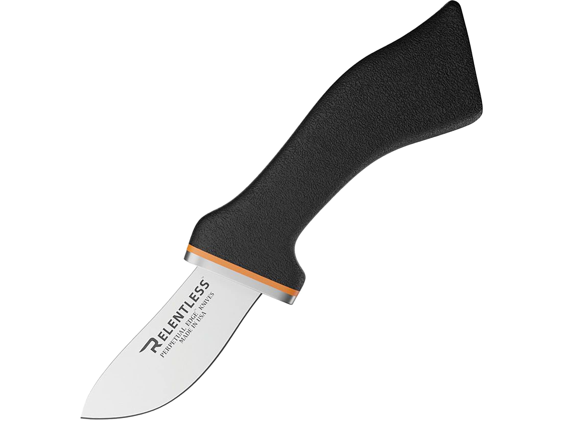 Relentless Knives Hunter Fixed Blade Knife 3.5" Skinner Titanium Satin ...
