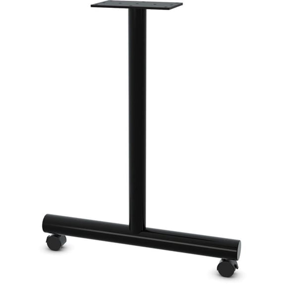 Relevance Tabletop Wheeled T-Leg Base, Black - Set of 2 - Walmart.com