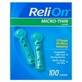 ReliOn Micro-Thin Lancets, 33-Gauge, 100 Count - Walmart.com