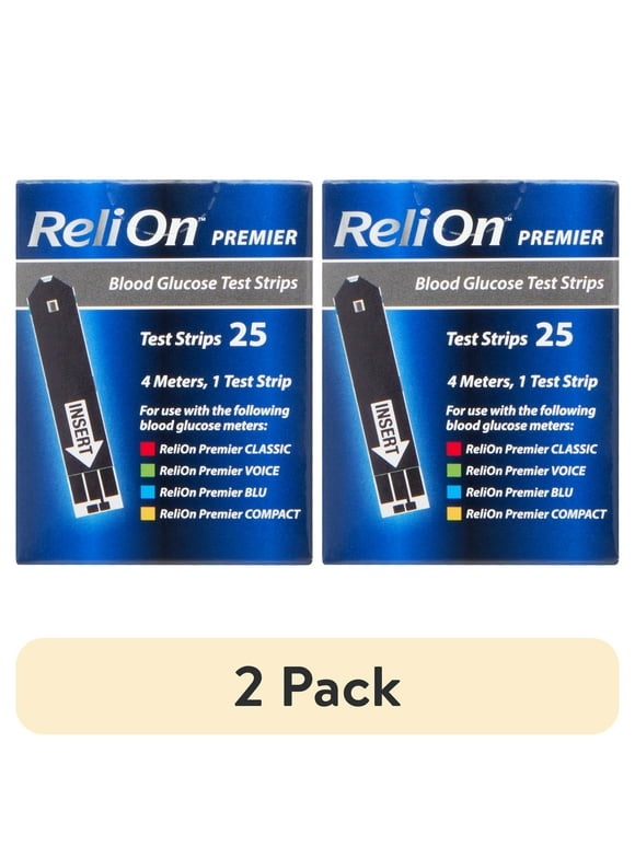 ReliOn Blood Glucose Test Strips - Walmart.com