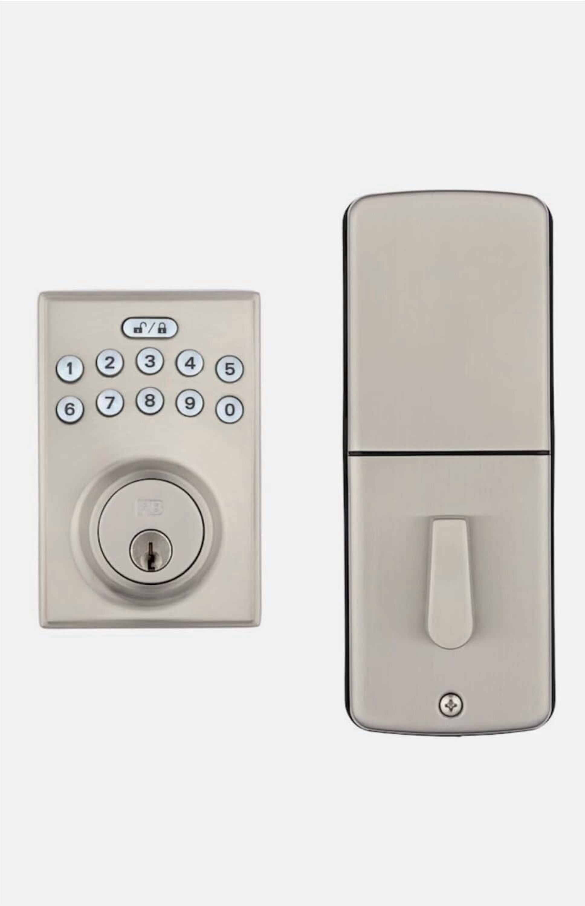Reliabilt Deadbolt Electronic Security Door Lock Passage Handle in Satin Nickel - Walmart.com