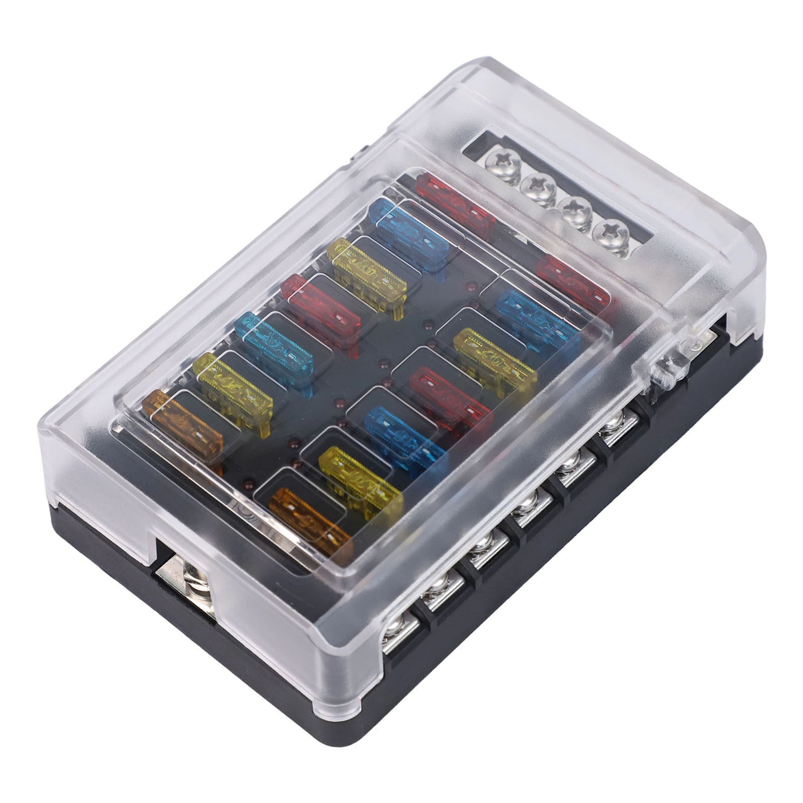 Reliable 12V Automotive Fuse Box with LED Indicator and Diverse ...