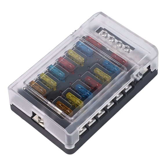 Reliable 12V Automotive Fuse Box with LED Indicator and Diverse ...
