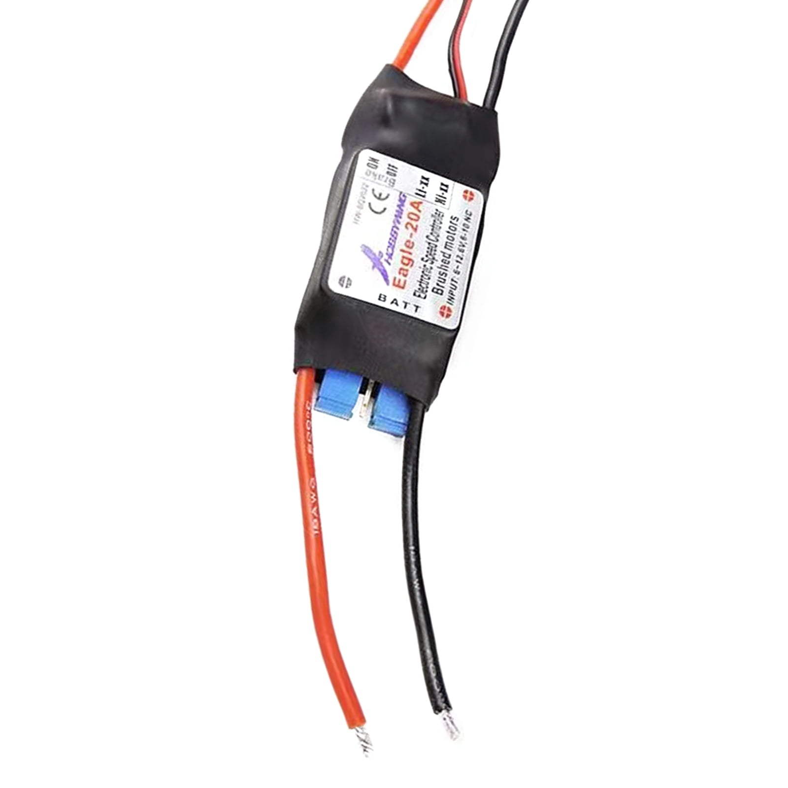 Reliable 20A Brushed ESC with Customizable Settings Safety Arming ...