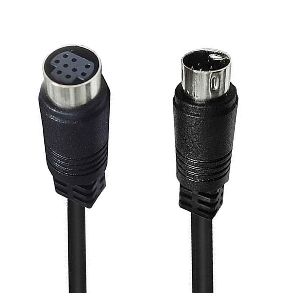 Reliable 9Pin Mini DIN Male to Female S Video Cable for Video ...