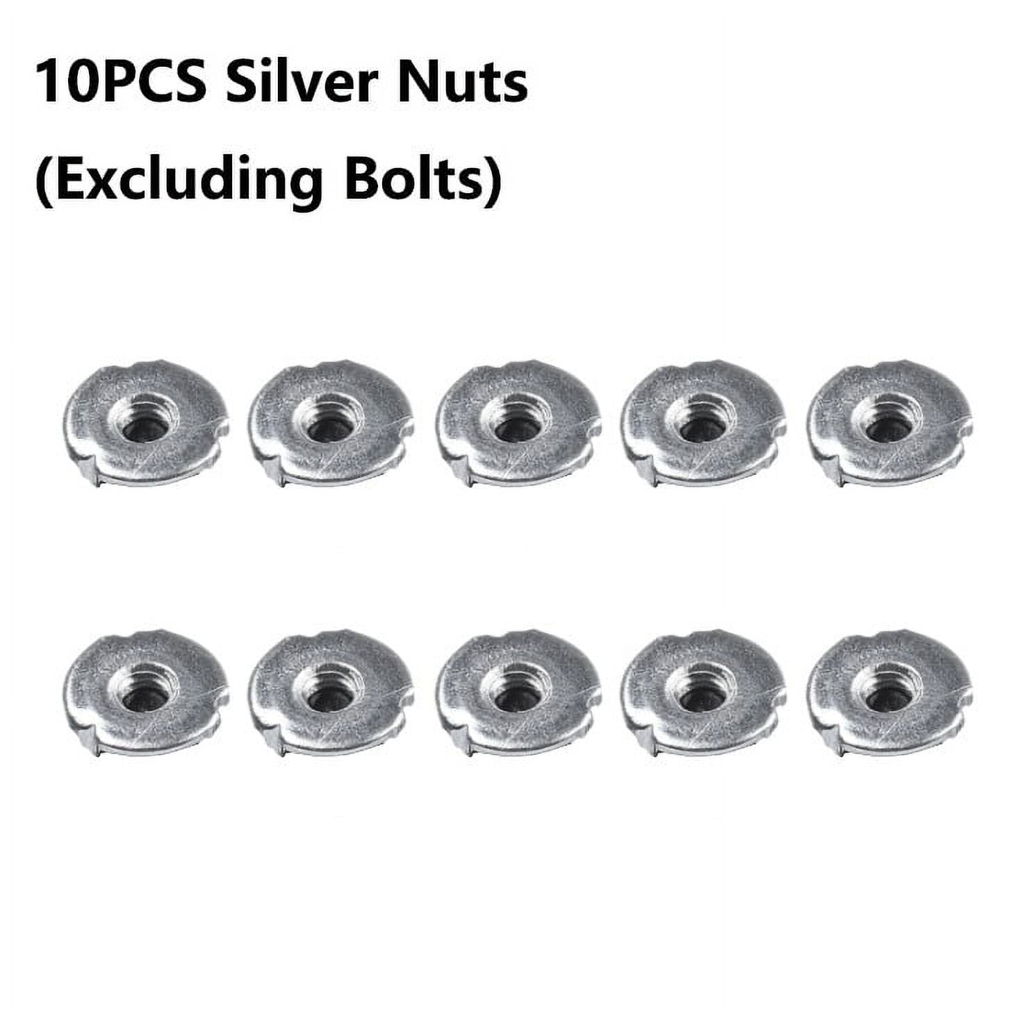 Reliable Alloy Inline Roller Skate Mounting Screw Nut Bolt Set 10 Pairs ...