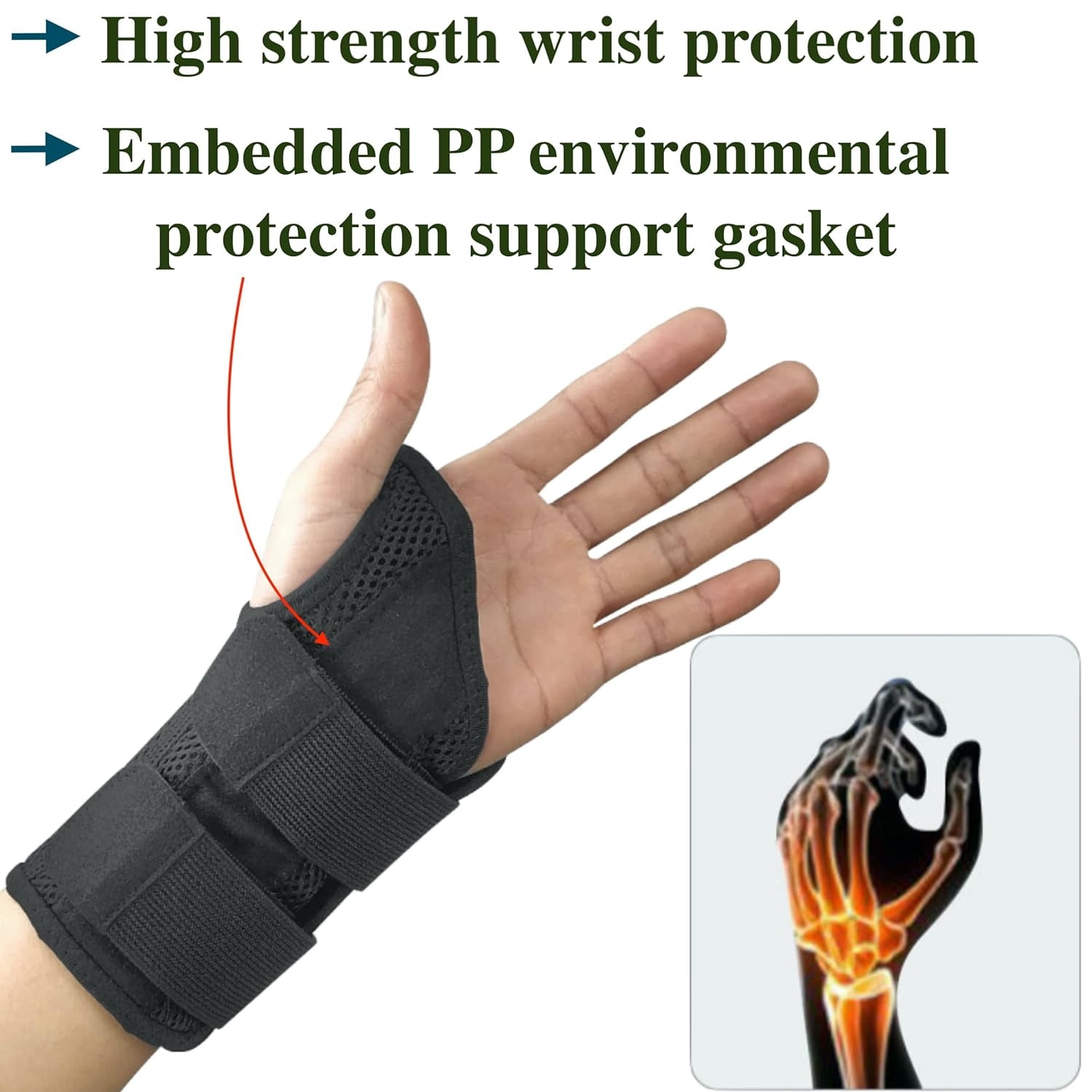 Reliable and Comfortable Adjustable Small-Medium Size Wrist Support ...