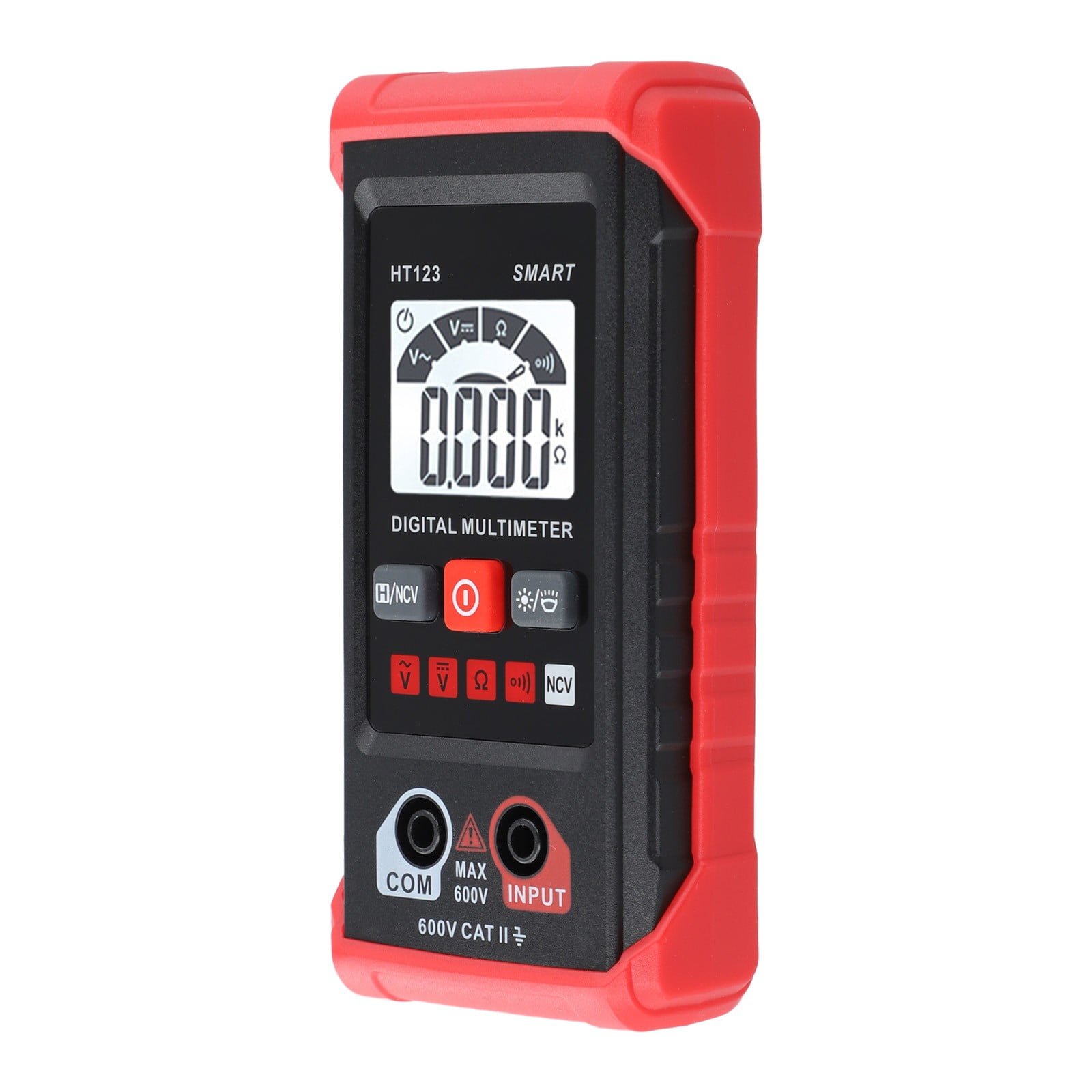 Reliable Digital Multimeter with Protective Rubber Cover and Flashlight ...