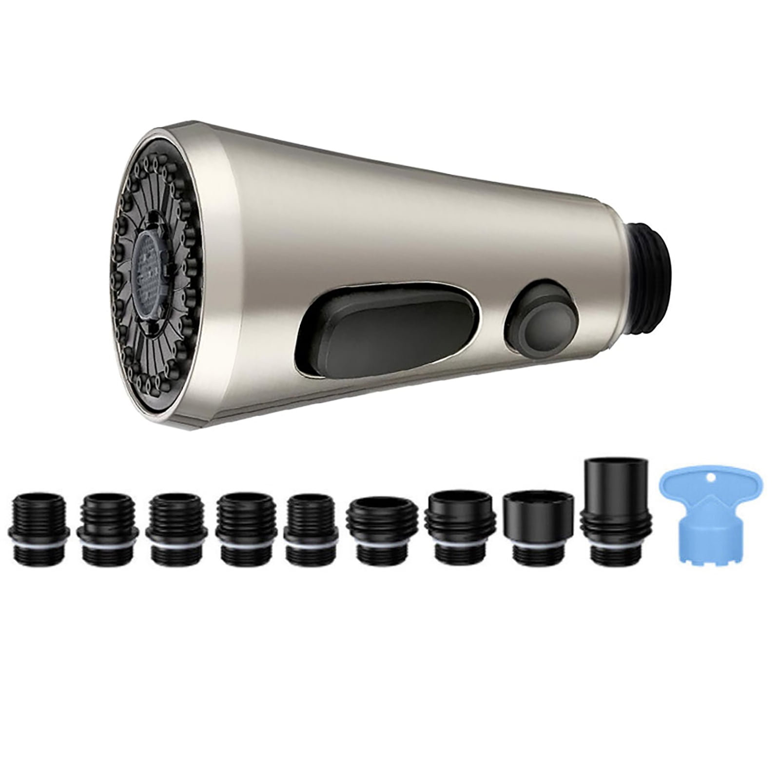 Reliable Pull Down Faucet Spray Head Replacement G1/2, 9 Adapters for ...