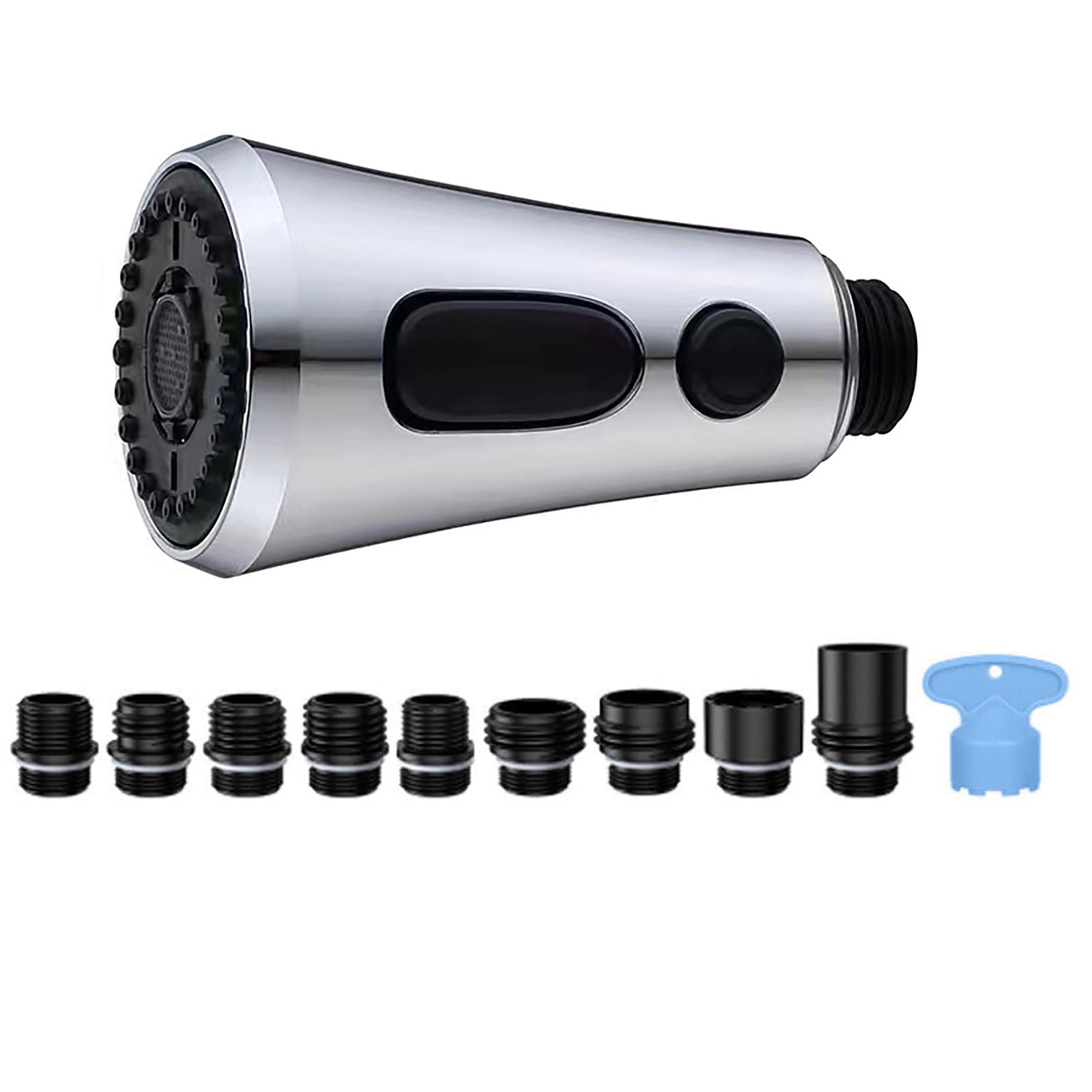 Reliable Pull Down Faucet Spray Head Replacement G1/2, 9 Adapters for ...