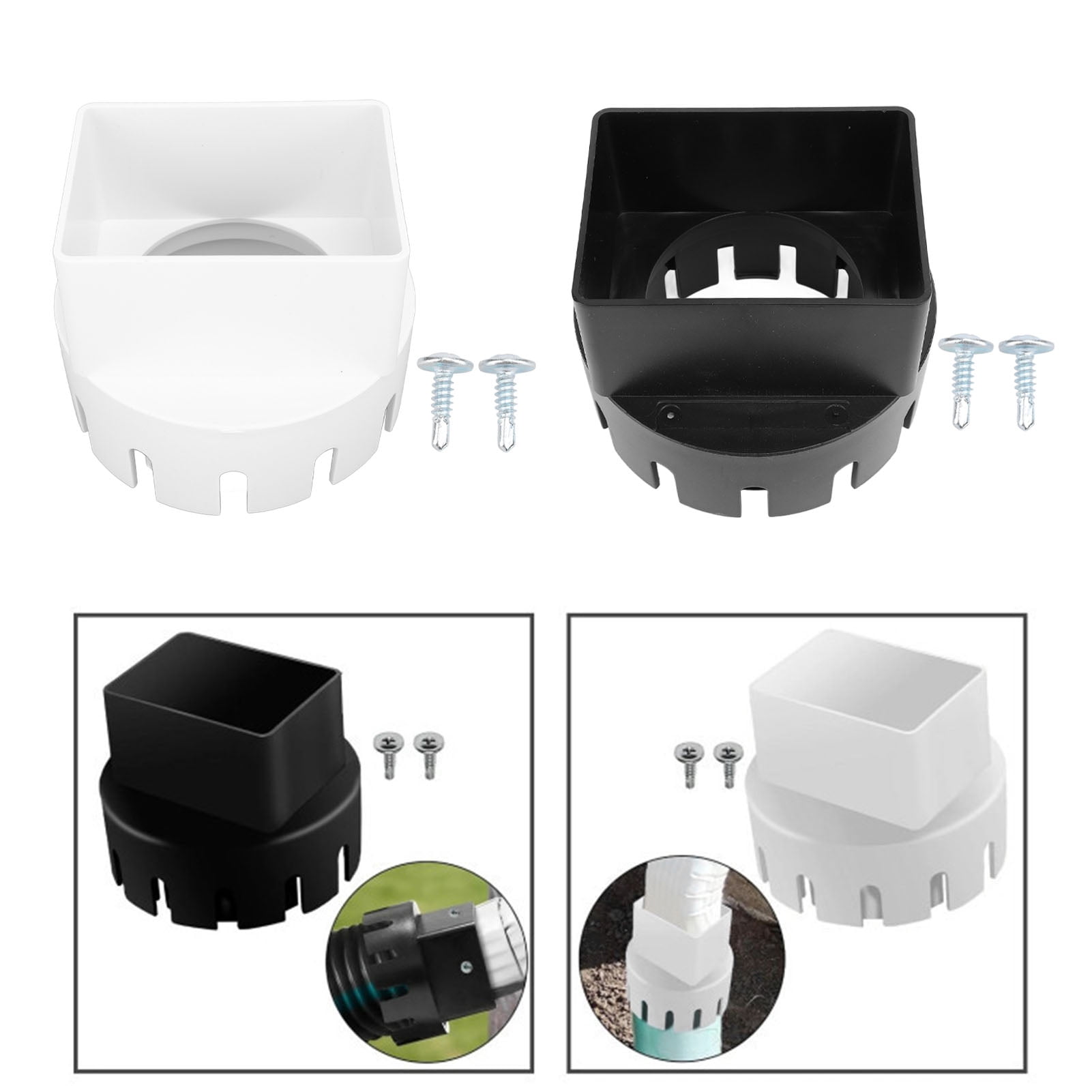 Reliable Rain Gutter Downspout Adapter For 3x4 Inch Gutters – Protect ...