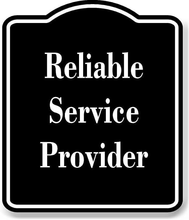 Reliable Service Provider BLACK Aluminum Composite Sign 8.5''x10 ...