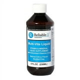 Reliable1 Laboratories Multi-Vite Liquid Multivitamin, Natural Citrus ...