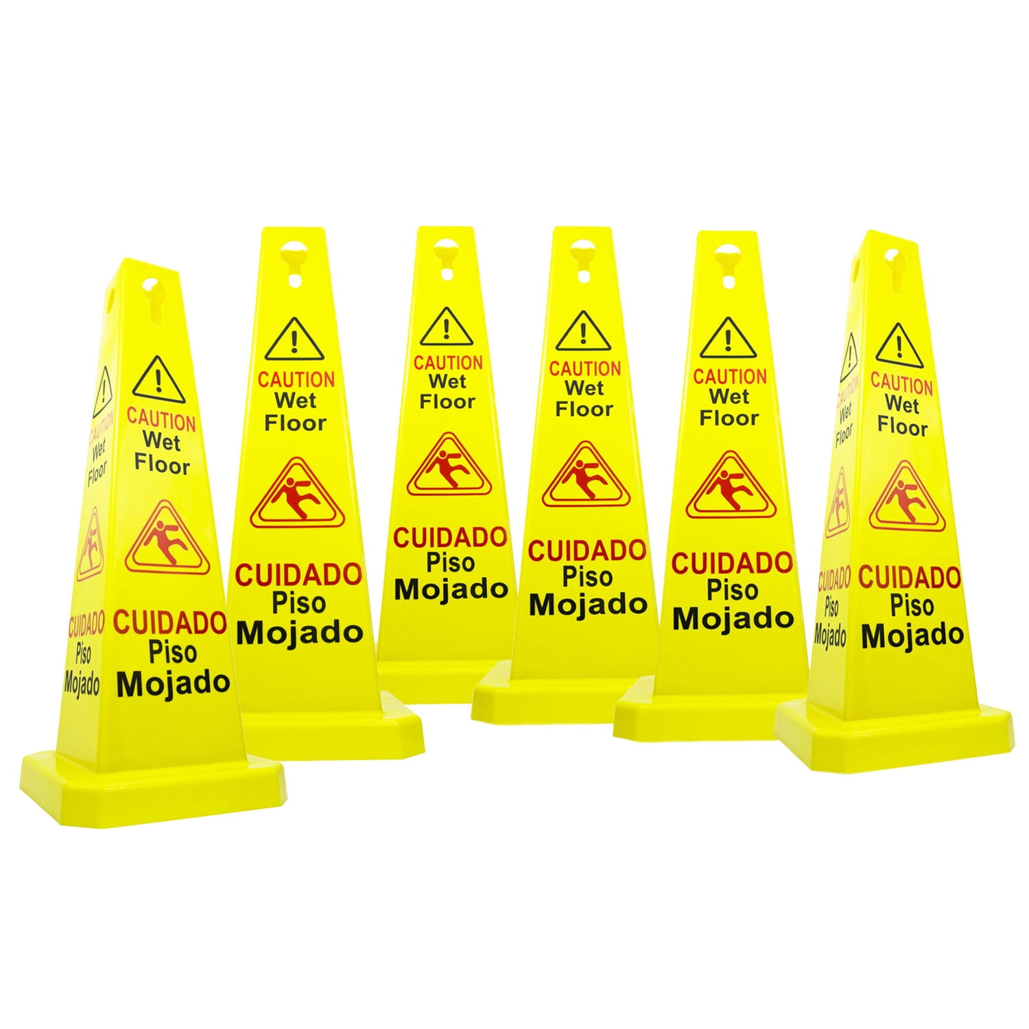 Reliable1st 6 Packs 26Caution Wet Floor Cones | Wet Floor Sign | 4 ...