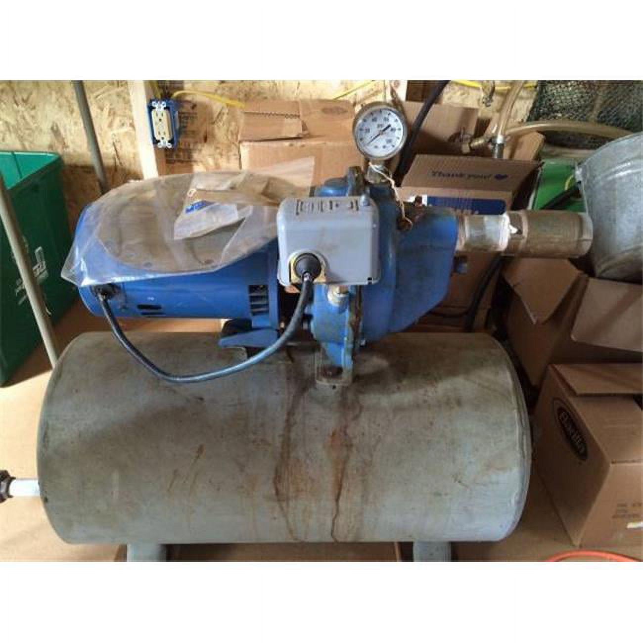 Reliance 100130741 Vertical Pressurized Well Tank 36 gal. Capacity Blue ...