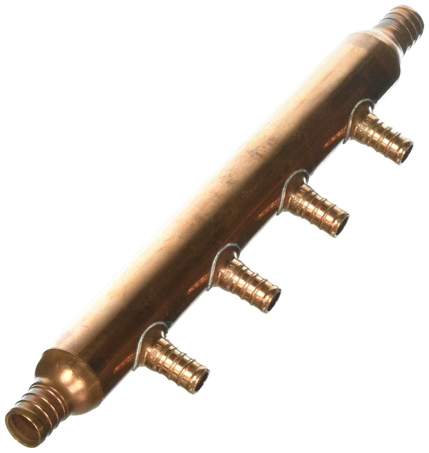 Reliance Port Open Copper Manifold With Barb Branches - Brass - 4-Port ...