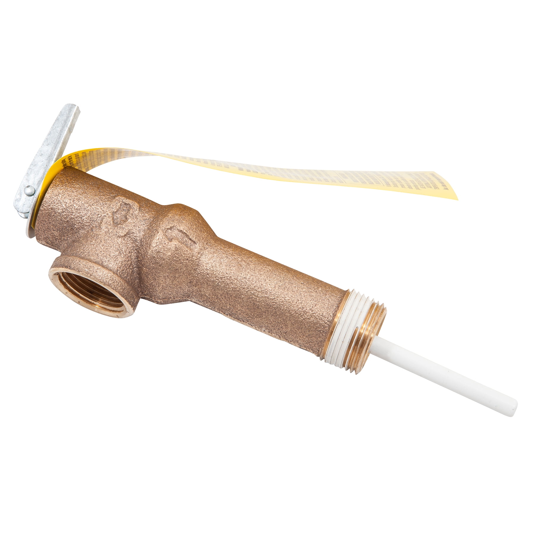 Reliance 9002403015 0.75 in. Drive 3 in. Shank Brass Temperature ...