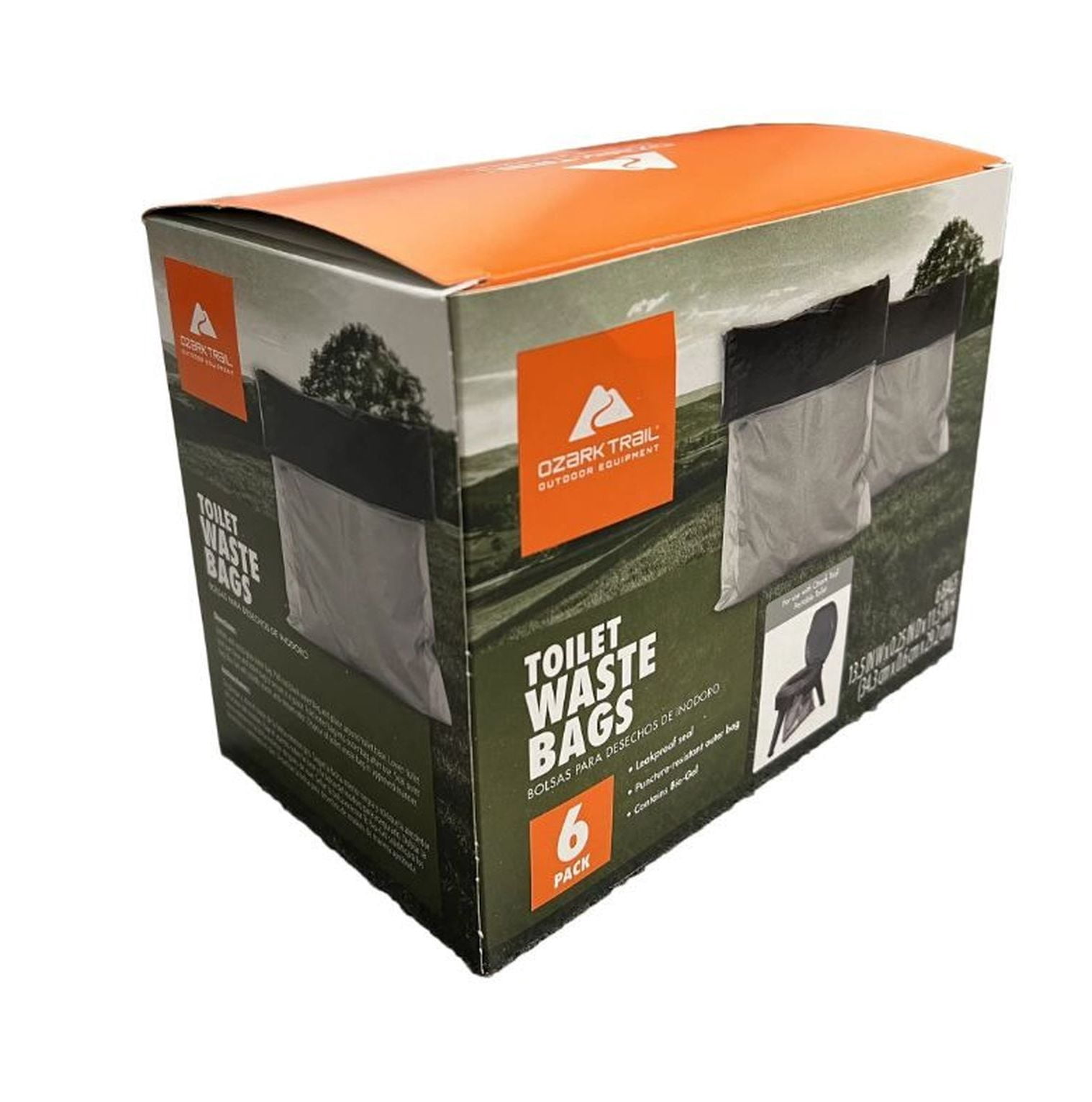 Reliance Brand Double Doodie 2L Portable Camping Toilet Plastic Waste ...