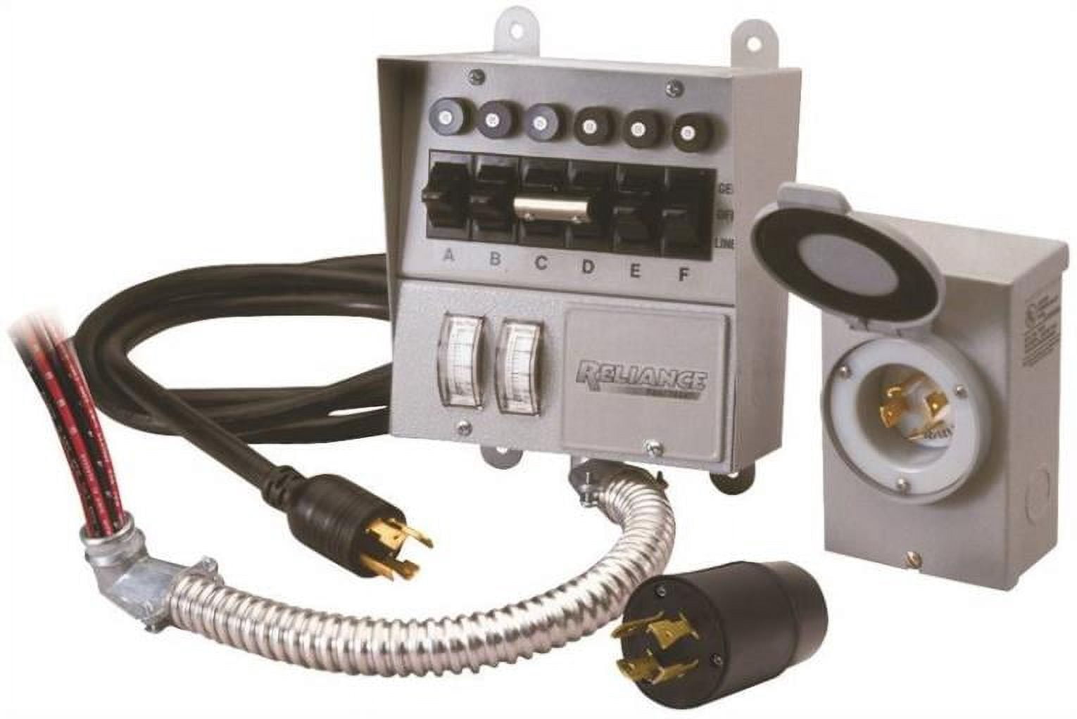 Reliance Controls Pro/Tran 31406CRK Transfer Switch Kit 60 A 120/250 V ...