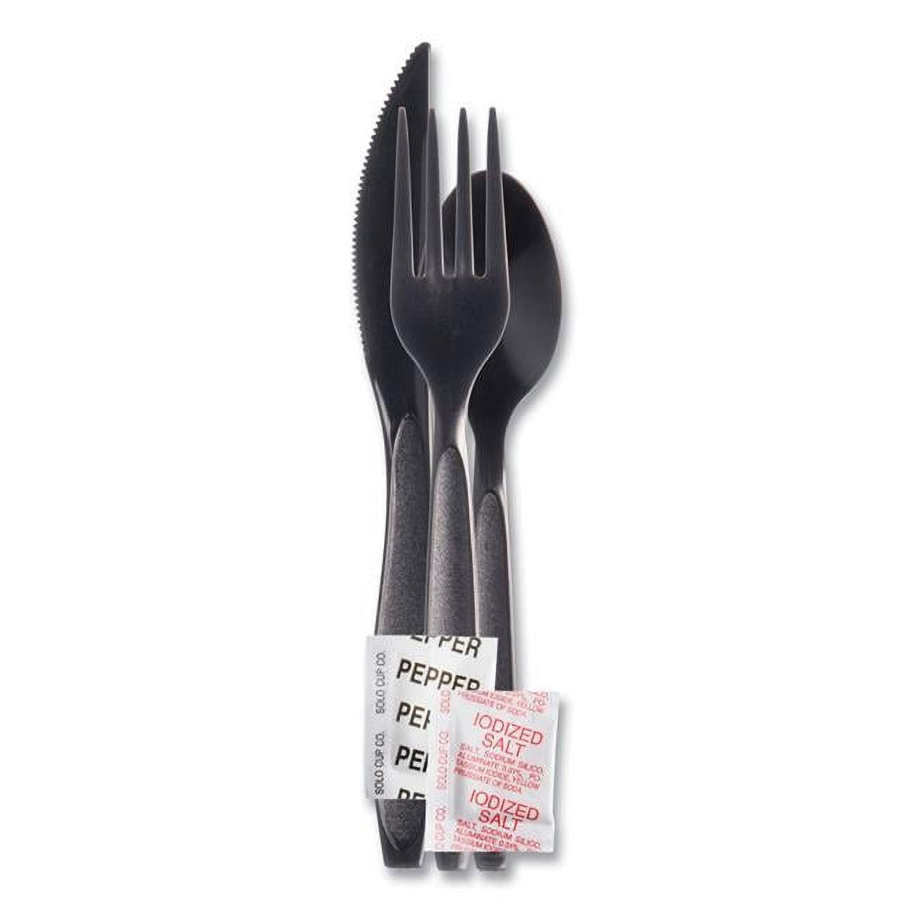 Reliance Mediumweight Cutlery Kit | Knife/Fork/Spoon/Salt/Pepper/Napkin ...