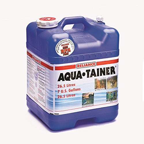Reliance Products Aqua-Tainer 7 Gallon Rigid Water Container (Pack of 2 ...